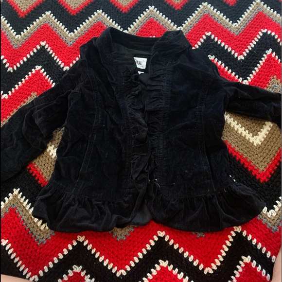 Live a Little | Jackets & Coats | Black Live A Little Jacket | Poshmark